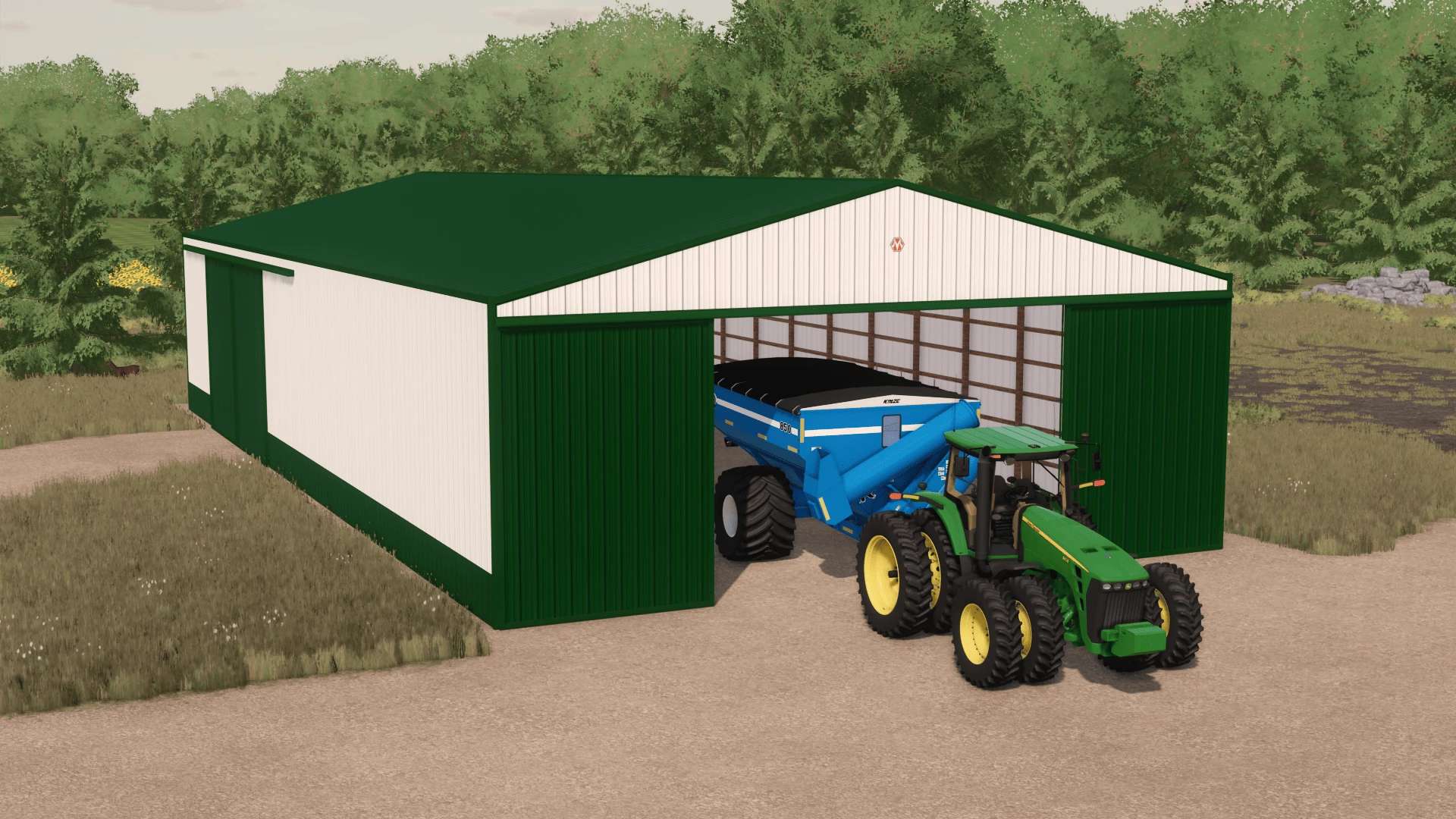FS22 50×100 Shed v1.0 FS22 | Farming Simulator 22 Mods