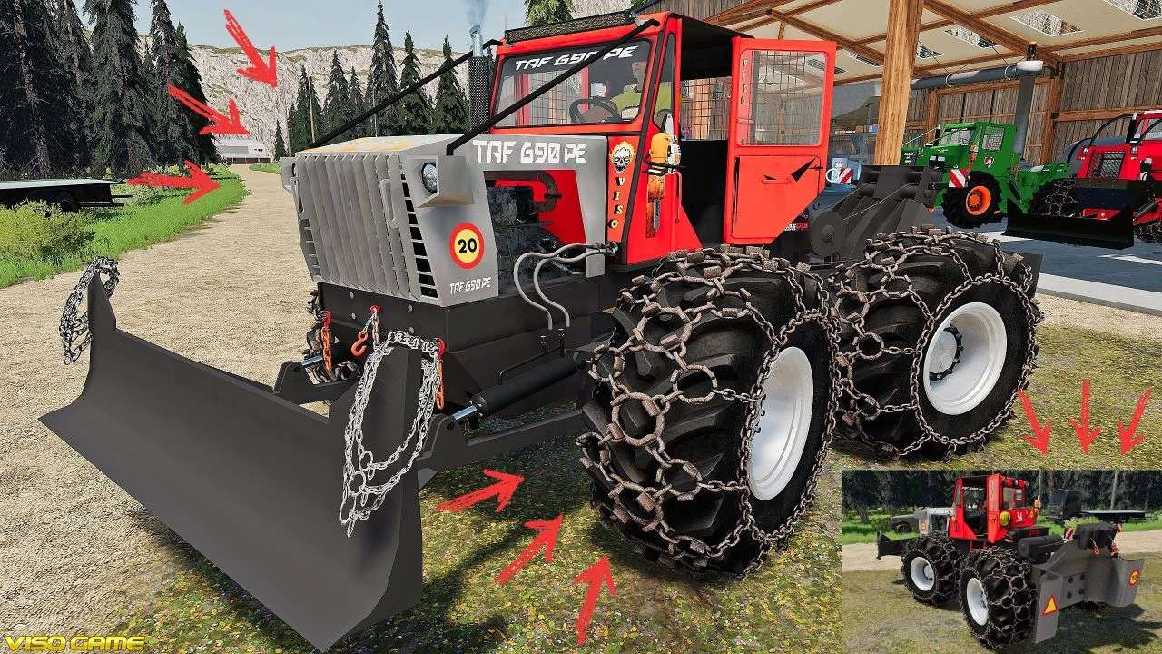 TAF 690PE – 4×4 Ultima Generation v1.0 FS22 | Farming Simulator 22 Mods