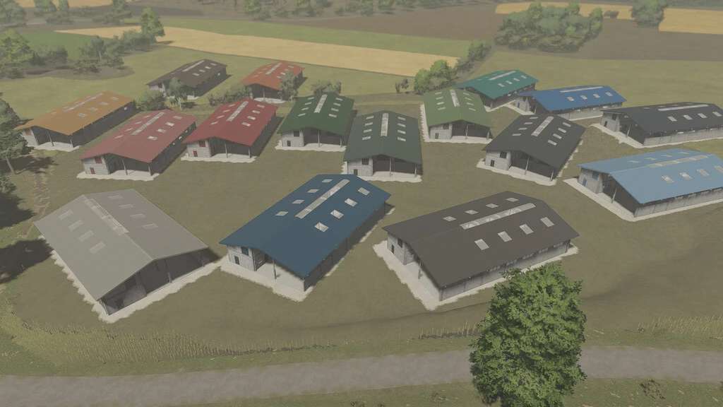 Cow Barn 20×35 v1.0 FS22 | Farming Simulator 22 Mods